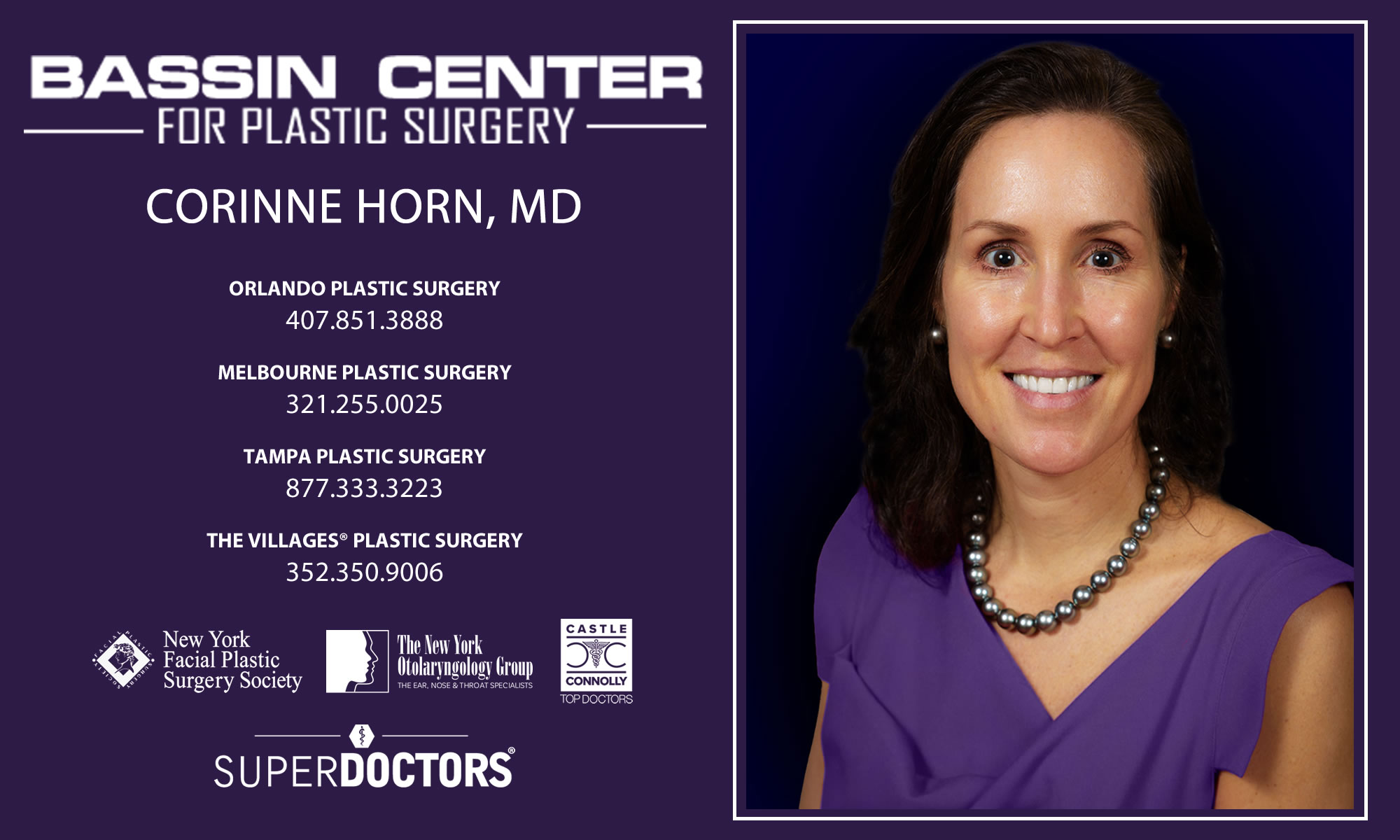 Facial Plastic Surgeon Tampa | Dr. Corinne Horn